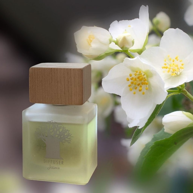 Fragrant Diffuser with Wooden Top - Jasmin by Mockana – iHouzit